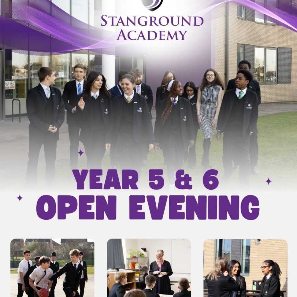 Stanground Academy - Year 5 & 6 Open Evening 25/09/25